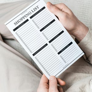 Ultimate Shopping List Planner, Reusable, Printable, Instant Download ...