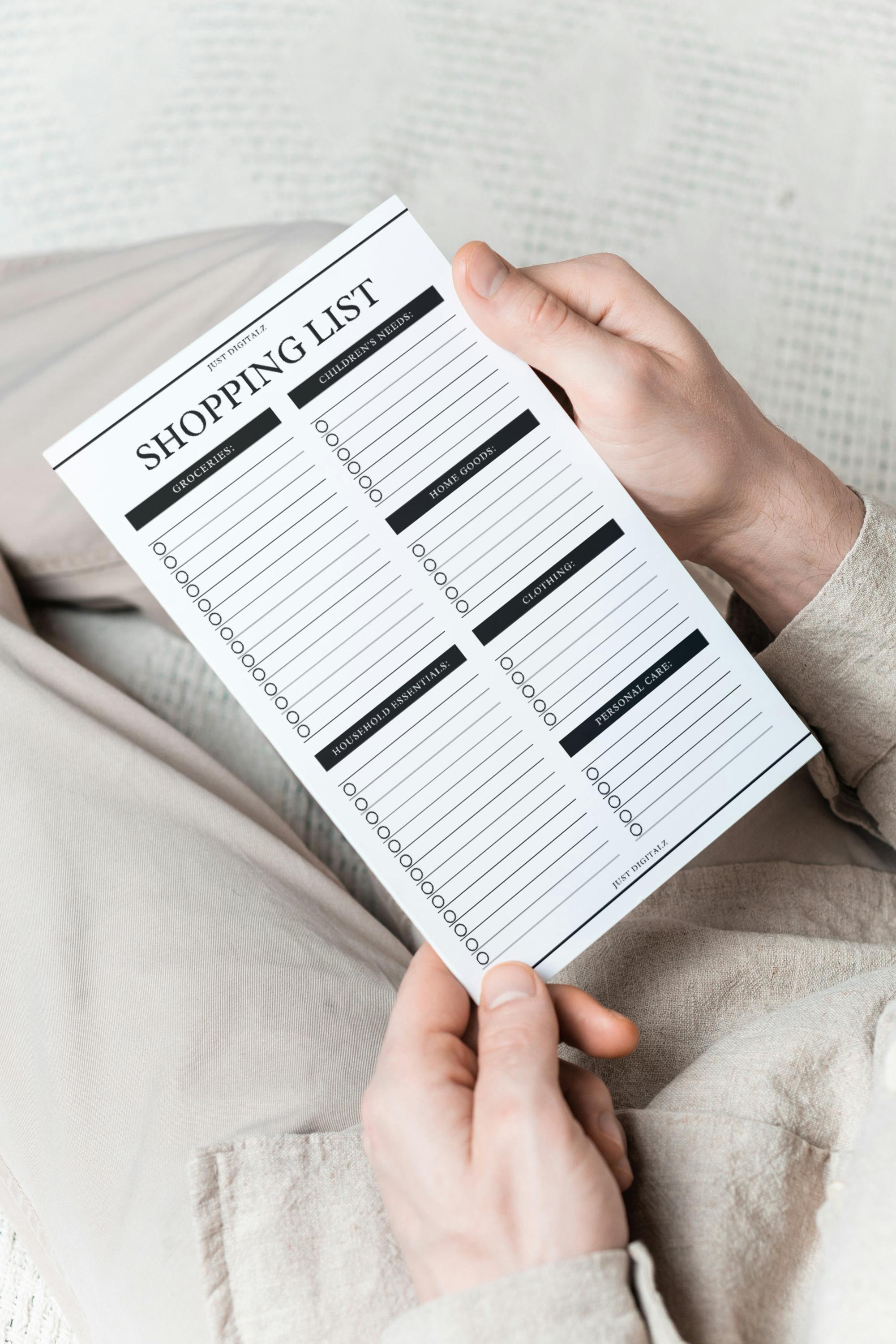 Ultimate Shopping List Planner, Reusable, Printable, Instant Download ...