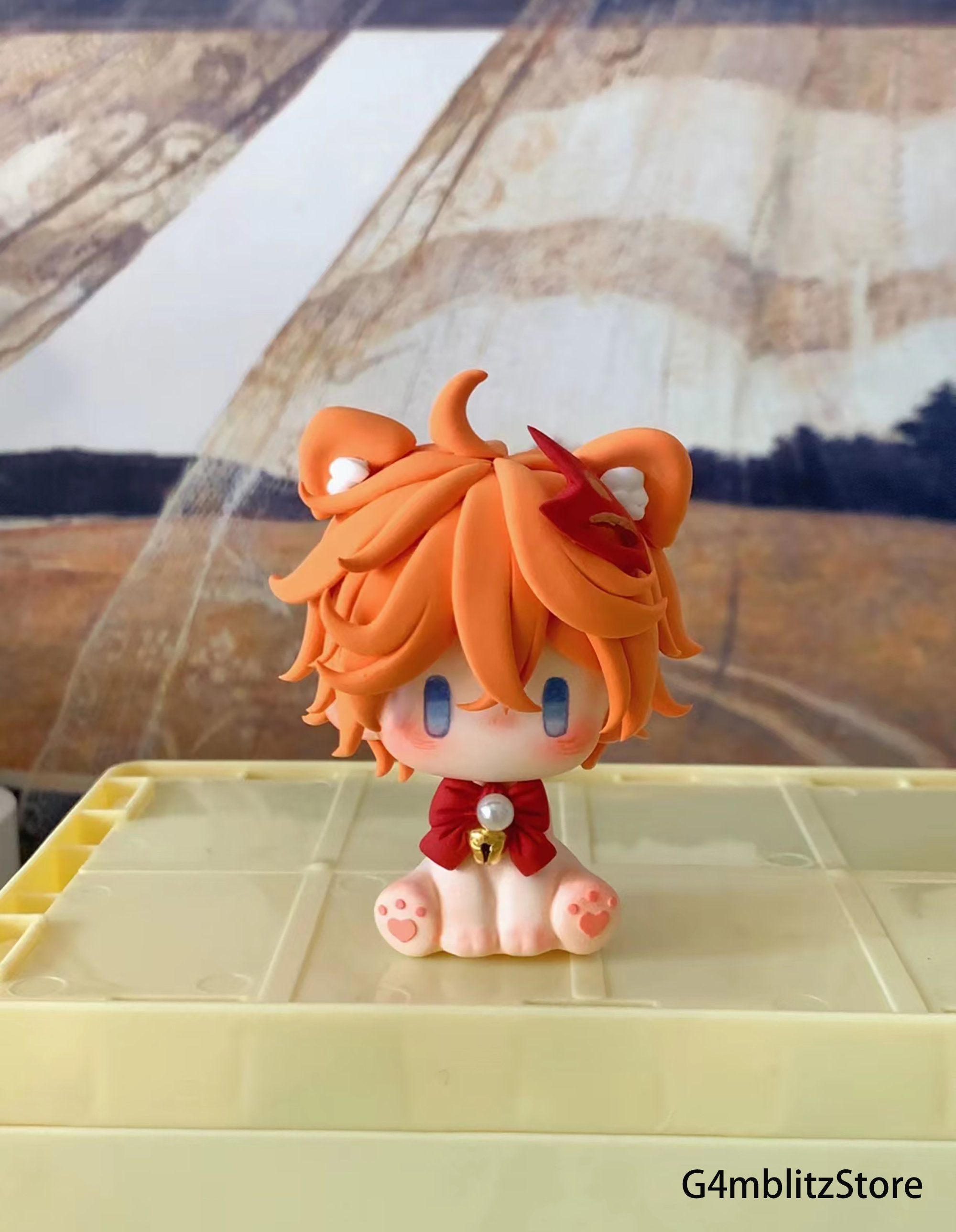 Genshin Impact Furina Clay Figure, Kamisato Ayato, Neuvillette ...