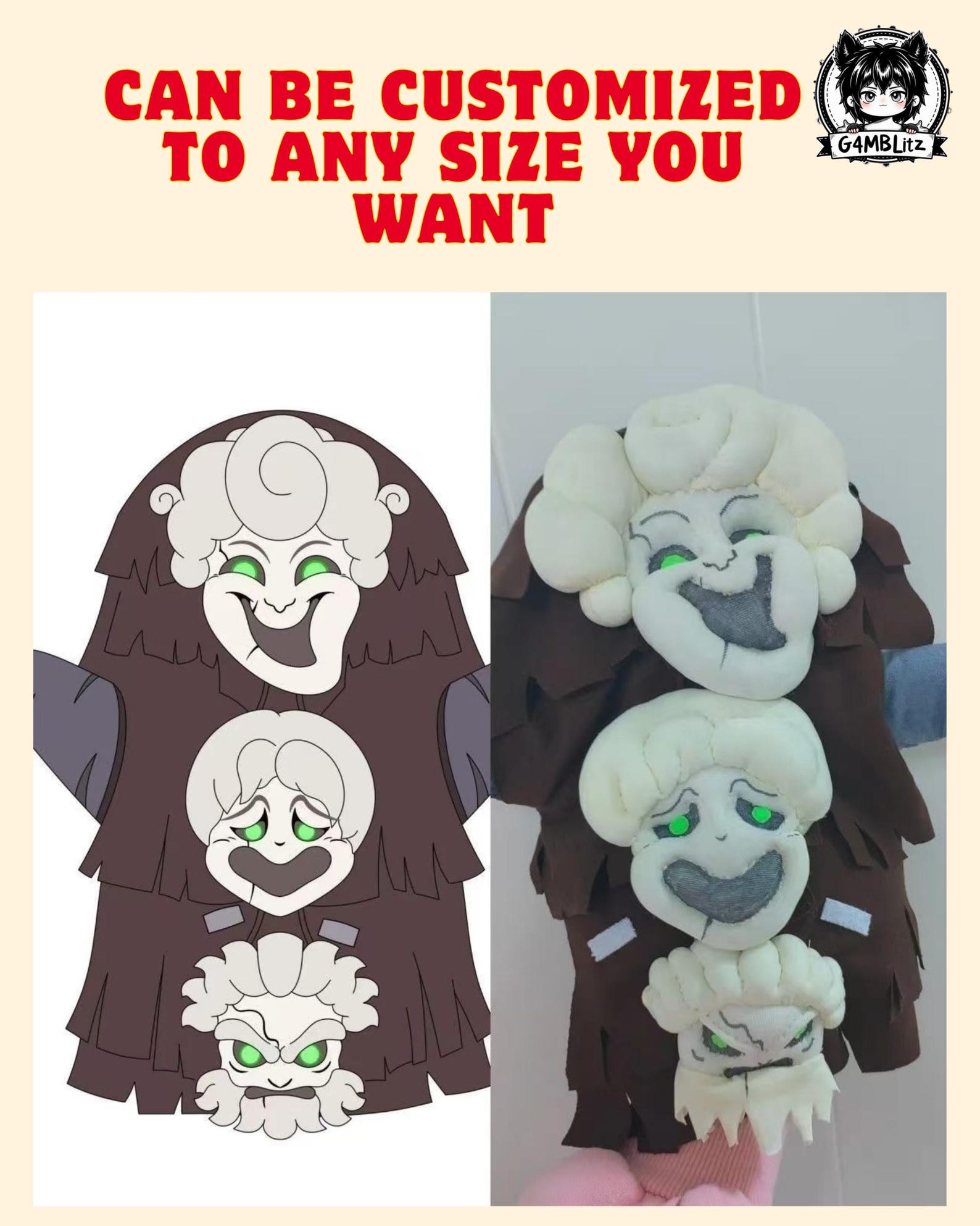 Custom Plush Dolls, Custom Idol Dolls, Photo-based Custom Dolls. We Can ...
