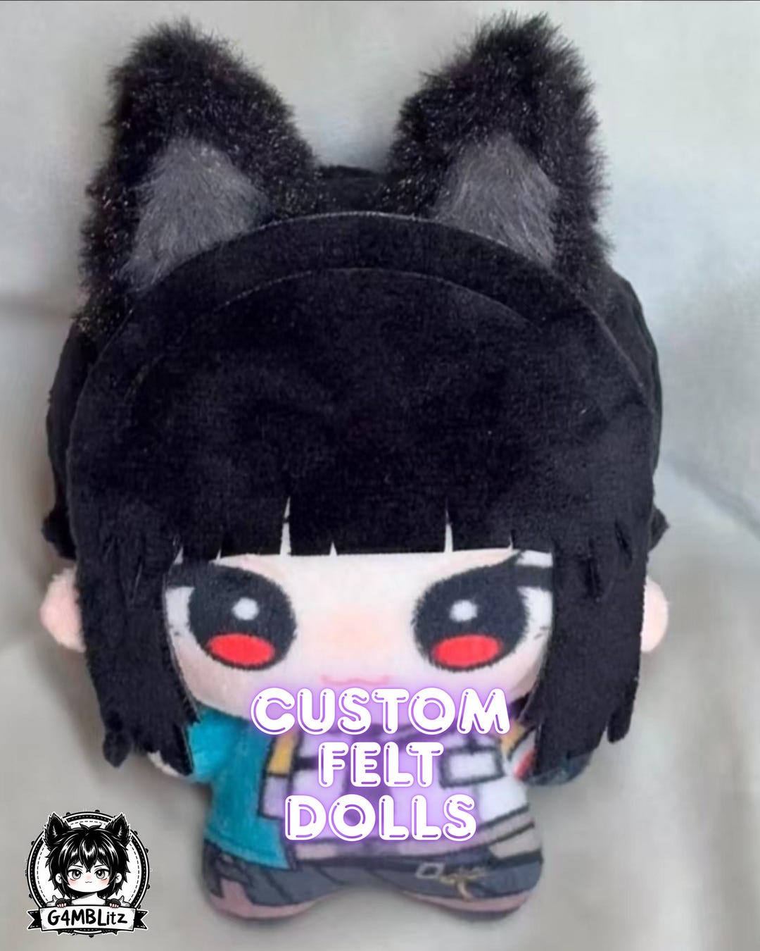 Custom Felt Doll, Custom 10cm Doll, Custom Special Doll, 10cm Cute Doll ...