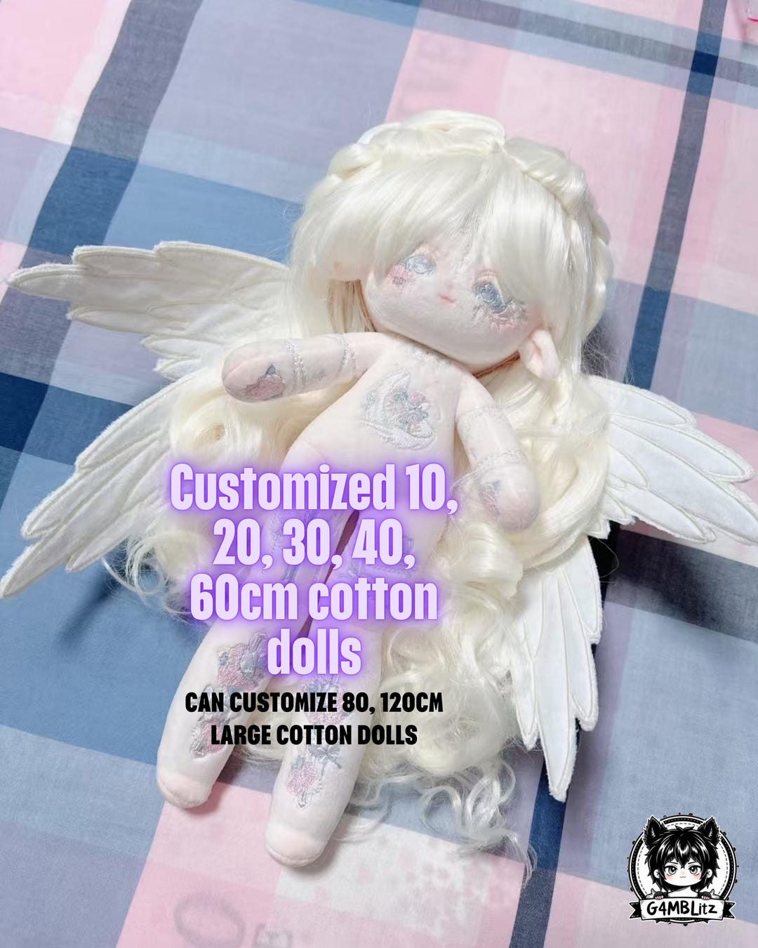 Customized Plush Dolls, Customized OC Dolls, Plush Dolls, Game Plush ...