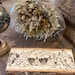 Rustic Handcrafted Wood Burning Pyrography on Solid Wood With Live Edge ...