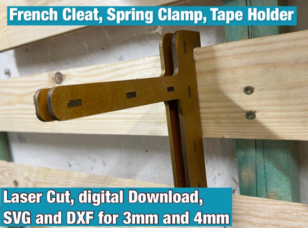 Spring Clamp Holder for French Cleat - Etsy