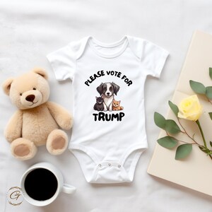 Trump T-shirt, Political Cute Dog and Cat Vote Shirt, Please Vote for ...