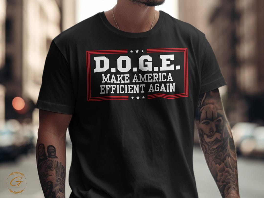 D.O.G.E Department of Government Efficiency T-shirt, Make America ...