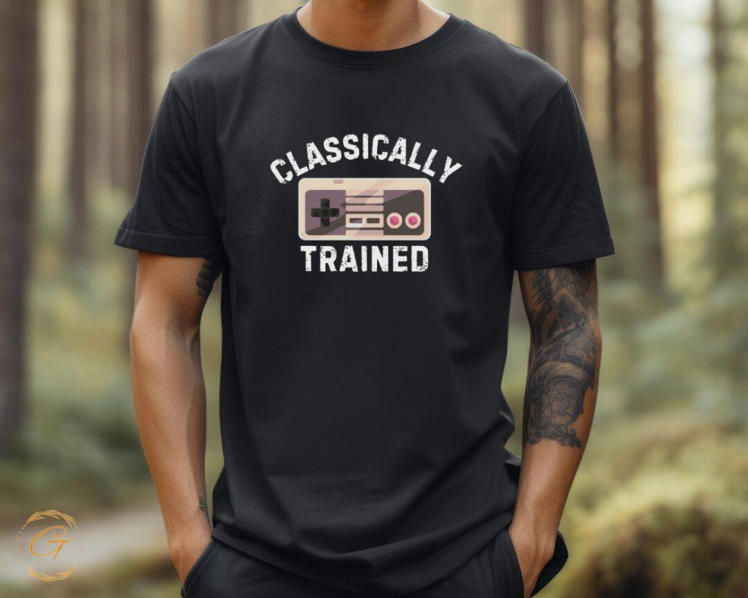 Gamer T-shirt Classically Trained Shirt, Retro Gaming Tee, Vintage ...