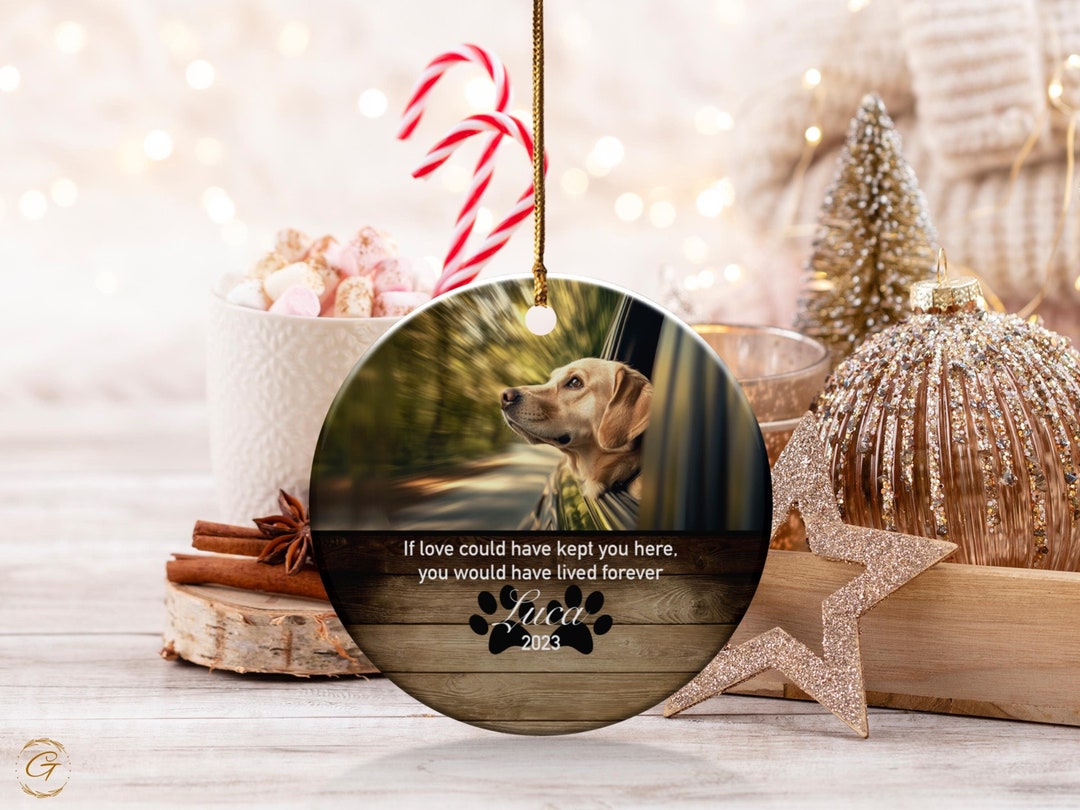 Personalized Pet Memorial Ornaments, Dog Memorial Keepsakes, Customized ...