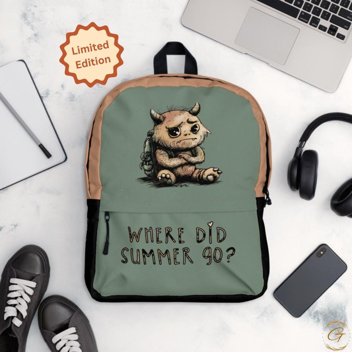 Where Did Summer Go? Backpack – Cute Vibrant, Fun Design for Students ...