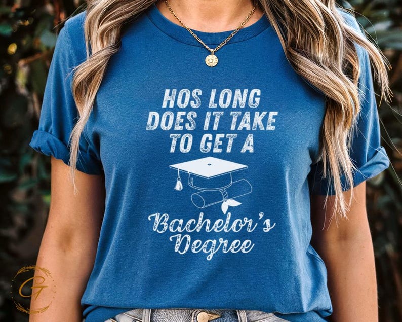 Funny Graduation T-shirt: Bachelor's Degree Humor, College Grad Gift - Etsy