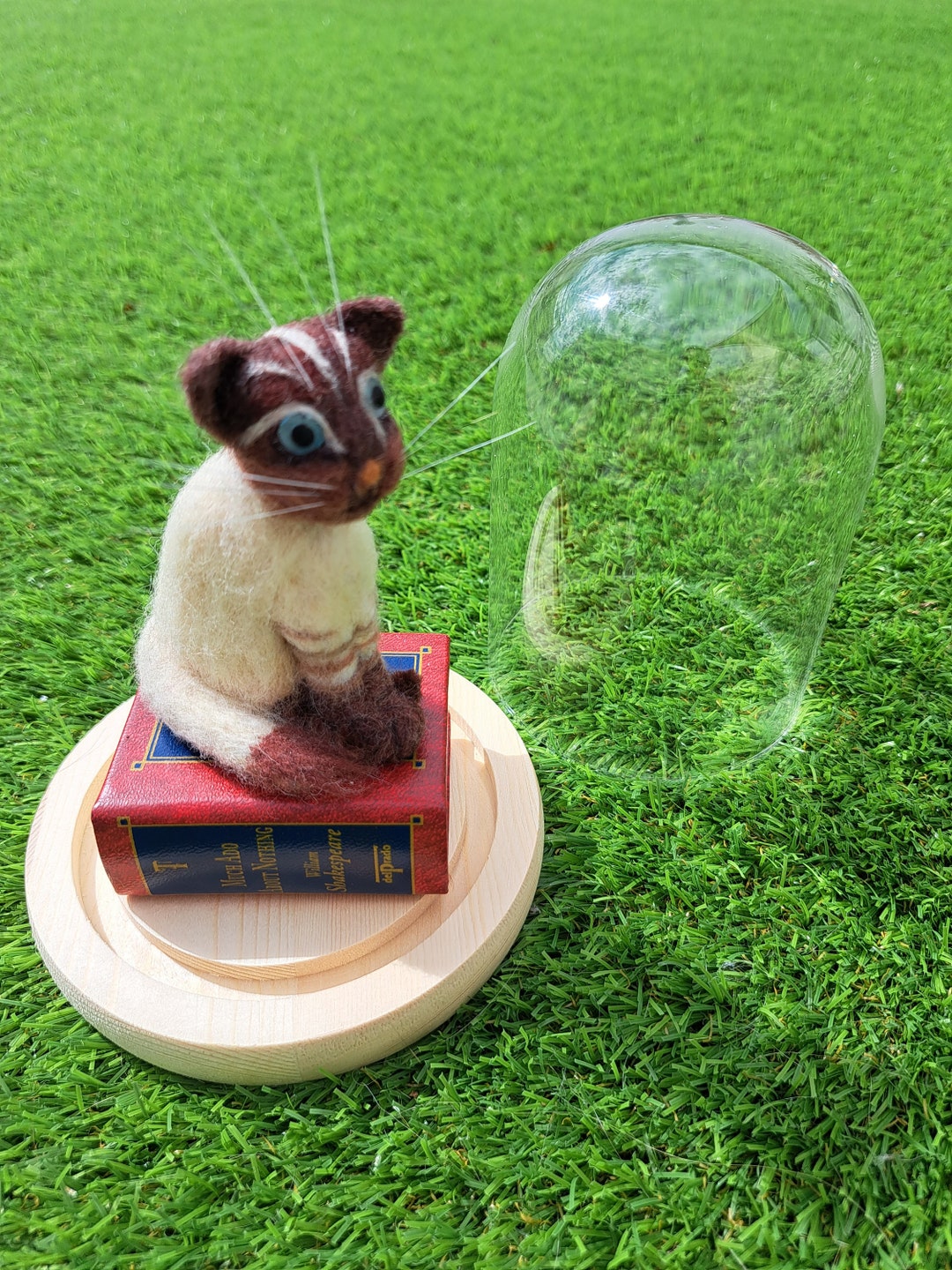 Shakespeare's Boys - Much Ado About Nothing. Small Felted Cat Sat on ...
