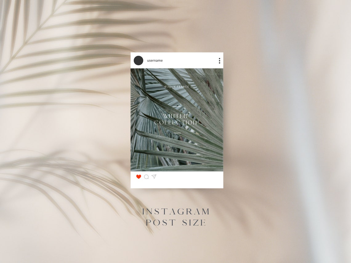 50 Minimalist Instagram Post Template | Instagram Influencer Templates ...
