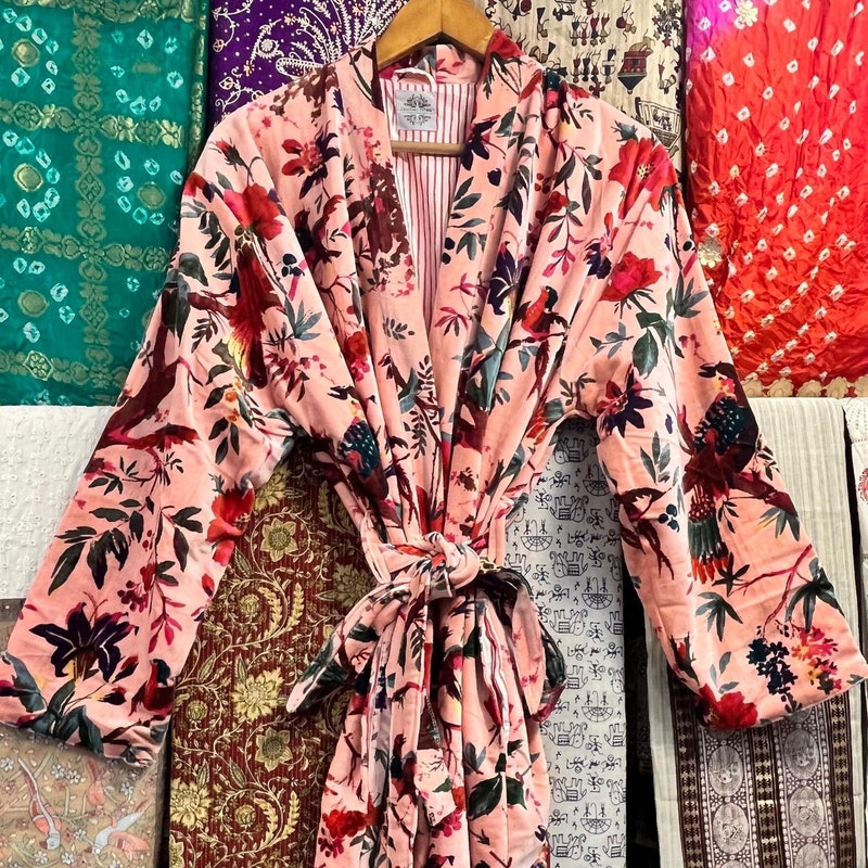 Velvet Robe - Etsy UK