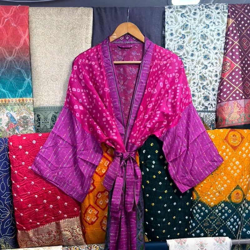 Kimono Robe Men Silk Pure - Etsy