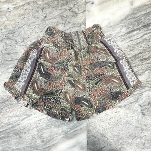Indian Boho Silk Shorts for Women | Hippie Style Floral Pattern Boho ...