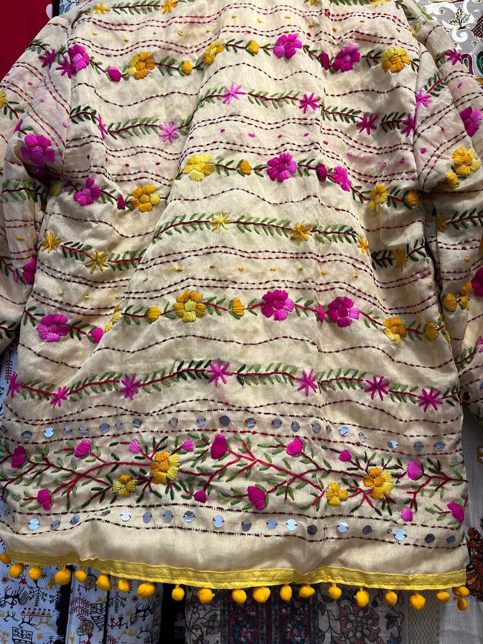 Indian Women's Phulkari Embroidered Stylish Designer Jacket, Indian ...