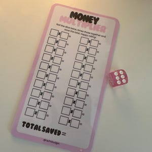 Money Multiplier Savings Challenge - Etsy
