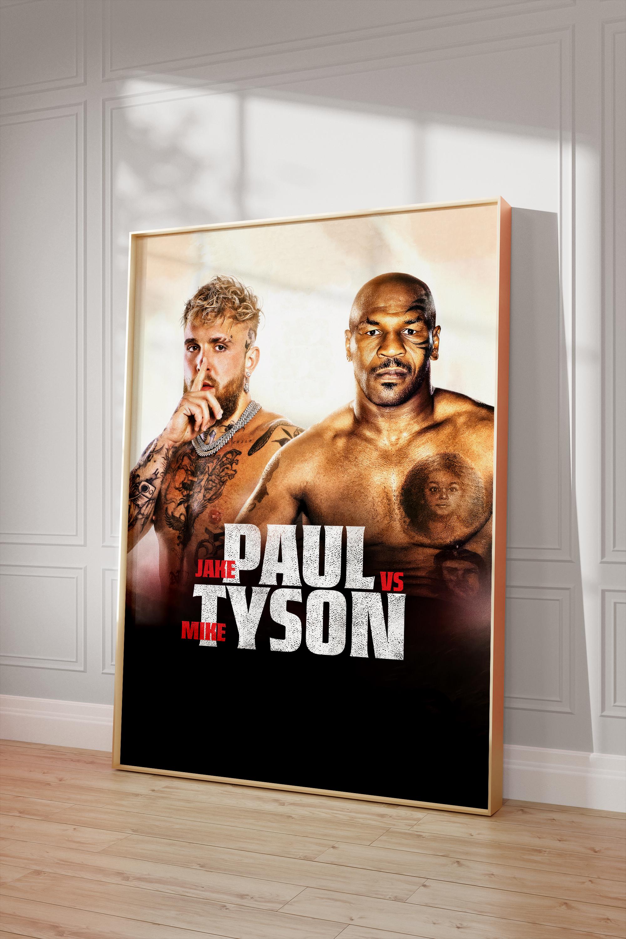 Boxing Poster, Jake Paul Poster, Mike Tyson Poster, Minimal Box Print ...