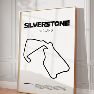 Silverstone GP Poster, Silverstone F1 Minimalist, Silverstone Race ...