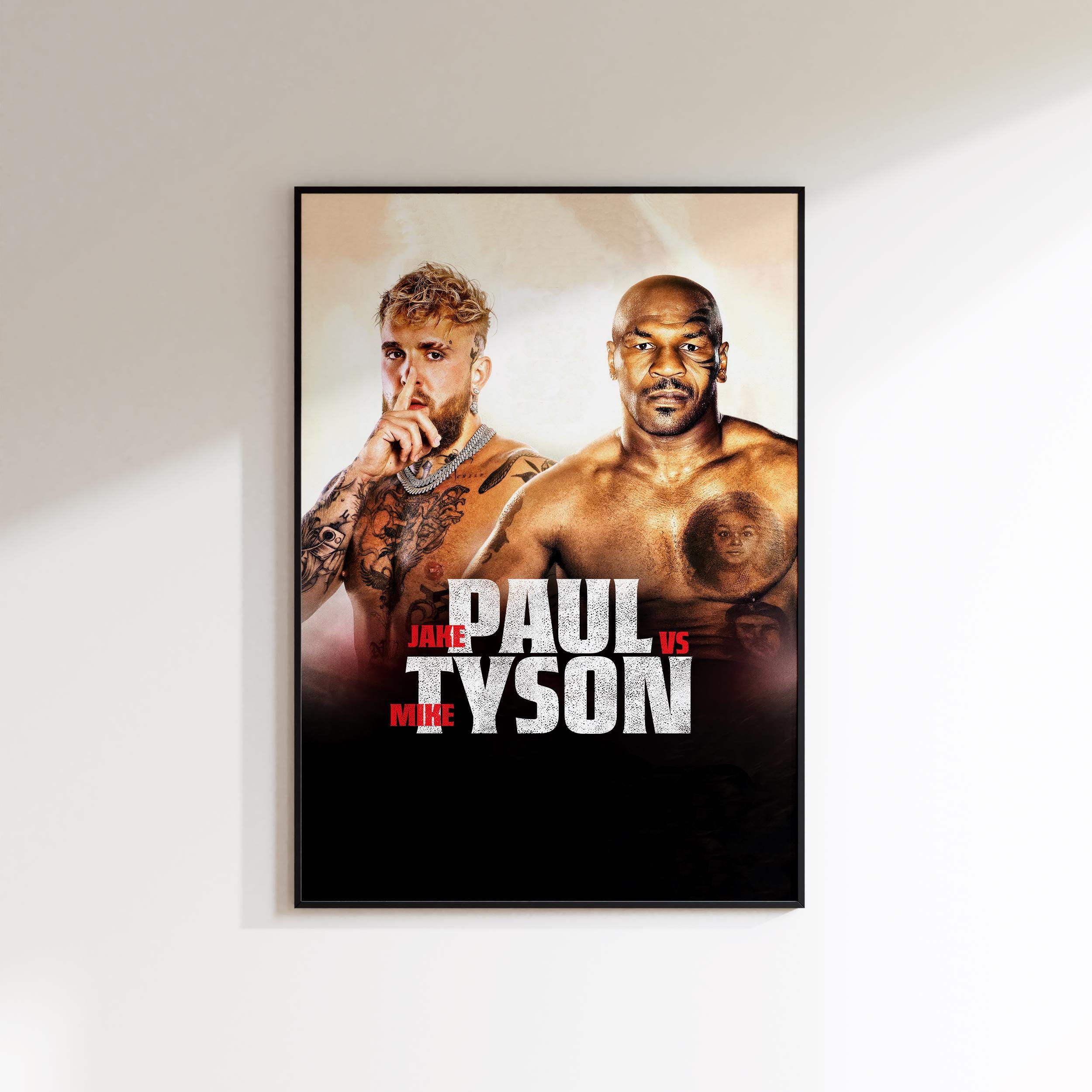 Boxing Poster, Jake Paul Poster, Mike Tyson Poster, Minimal Box Print ...