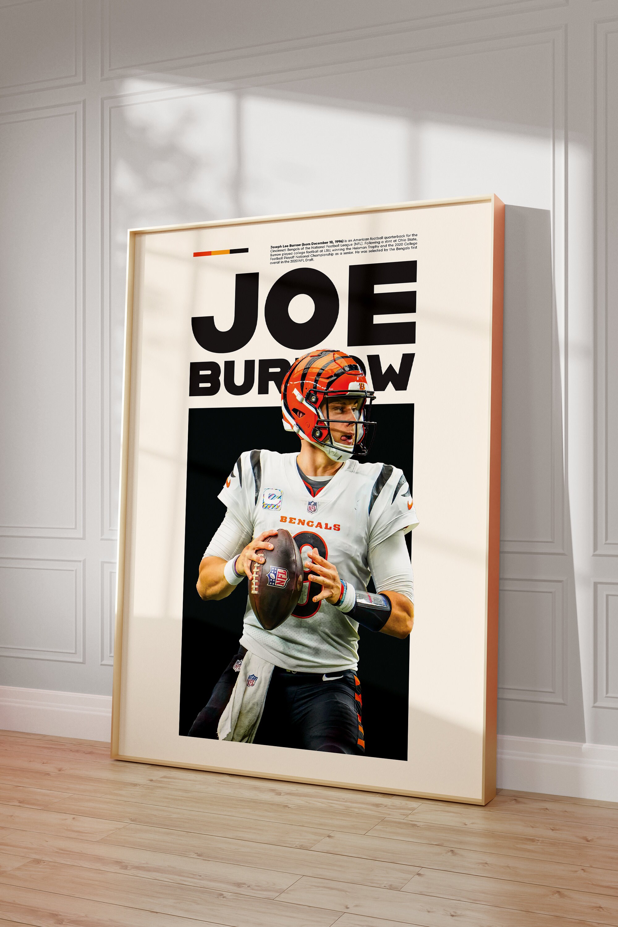 Joe Burrow Print, Joe Burrow Poster, Joe Burrow Printable, Super Bowl ...