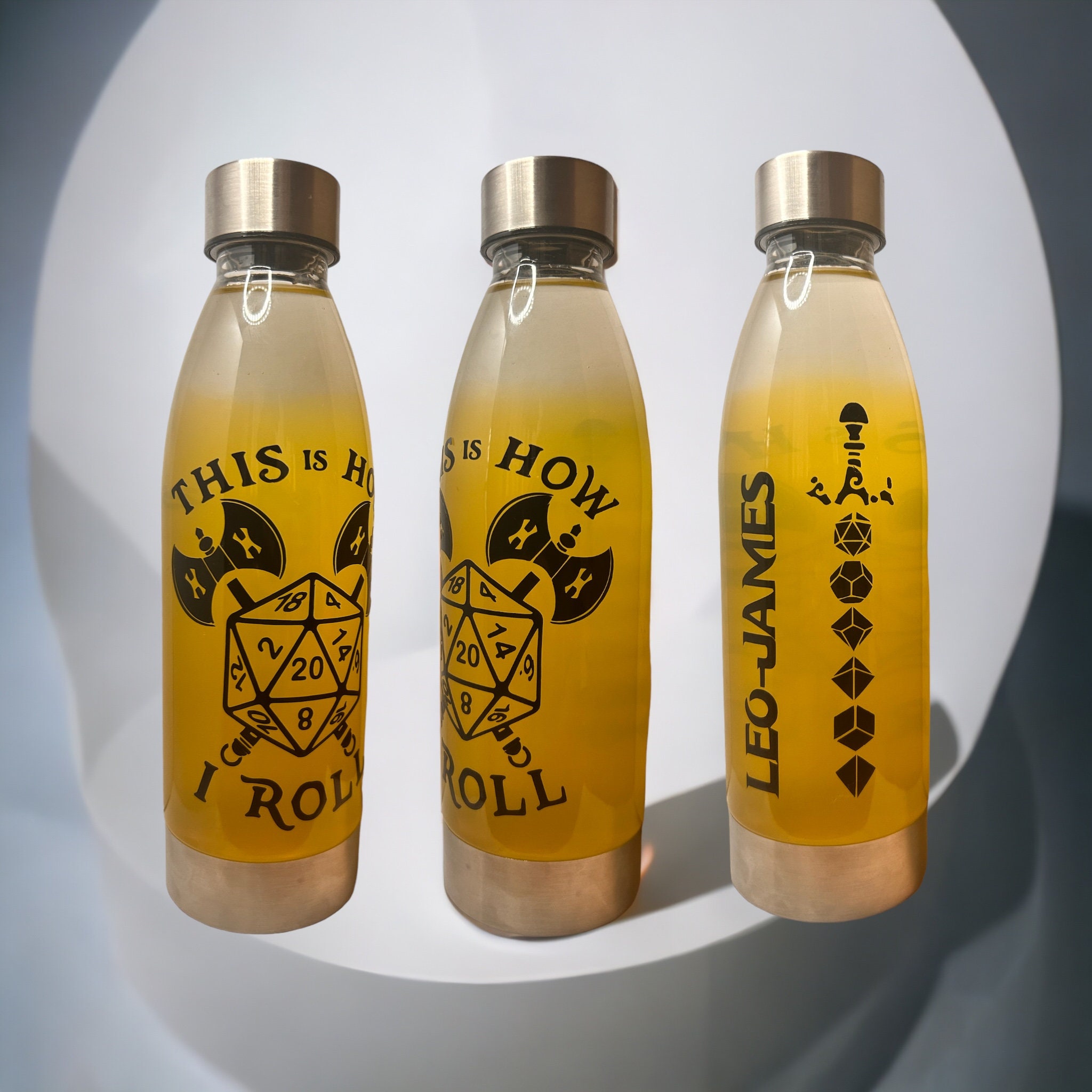 DND Personalised Water Bottle Cold Drinks Bottle Screw Cap - Etsy