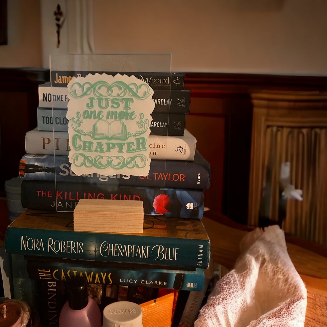 Book Lovers Acrylic Sign, Bookshelf Sign, Readers Sign, Bookshelf Decor ...