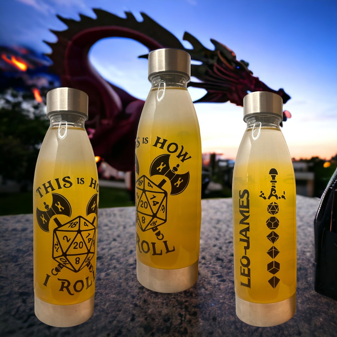 DND Personalised Water Bottle Cold Drinks Bottle Screw Cap - Etsy