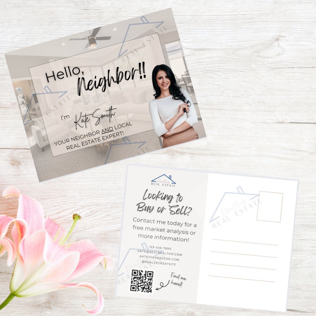 Hello, Neighbor Postcard - Etsy