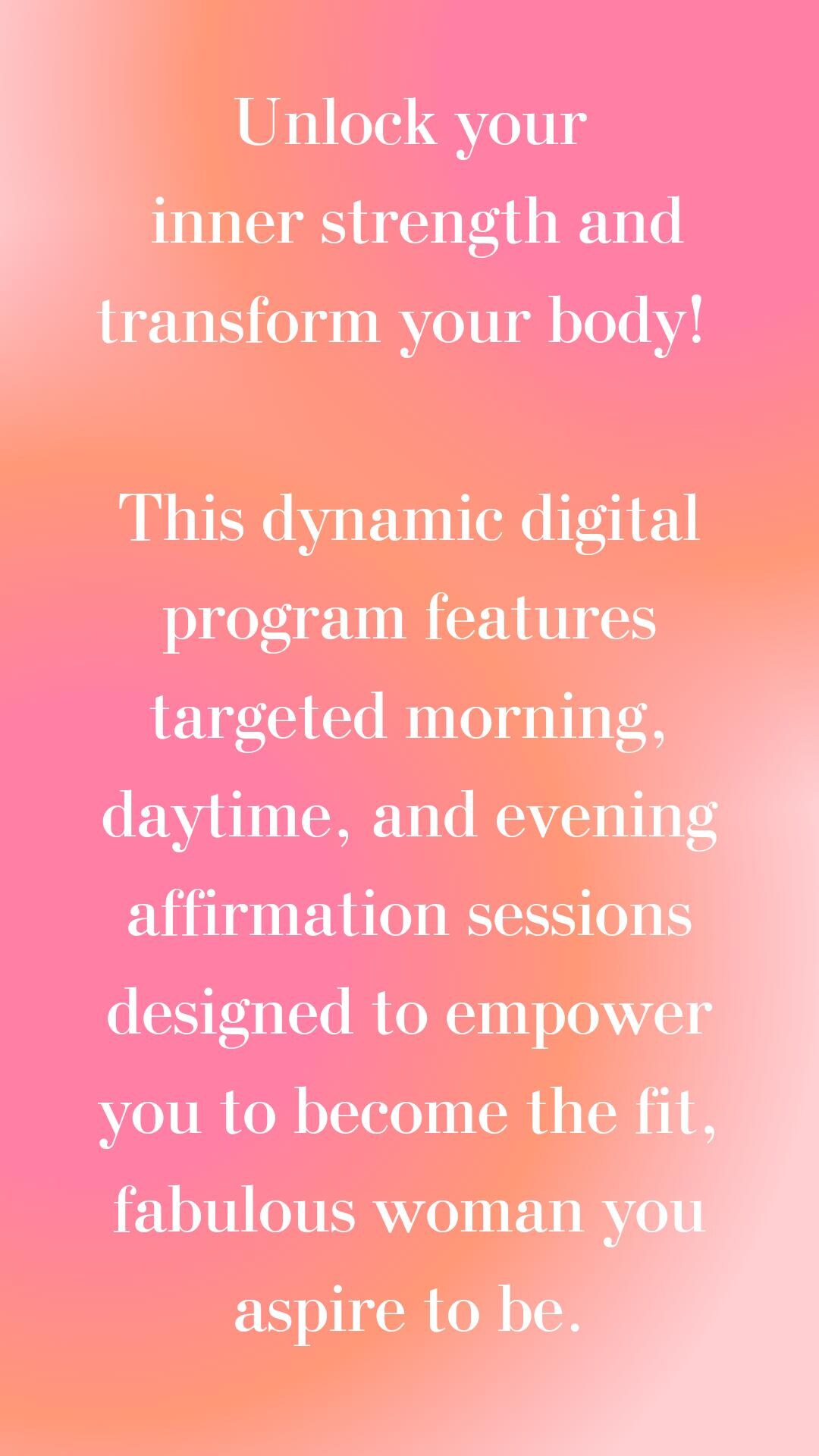 Affirmation Power Hour: FIT and Fabulous, Physical Change, Fit Body ...