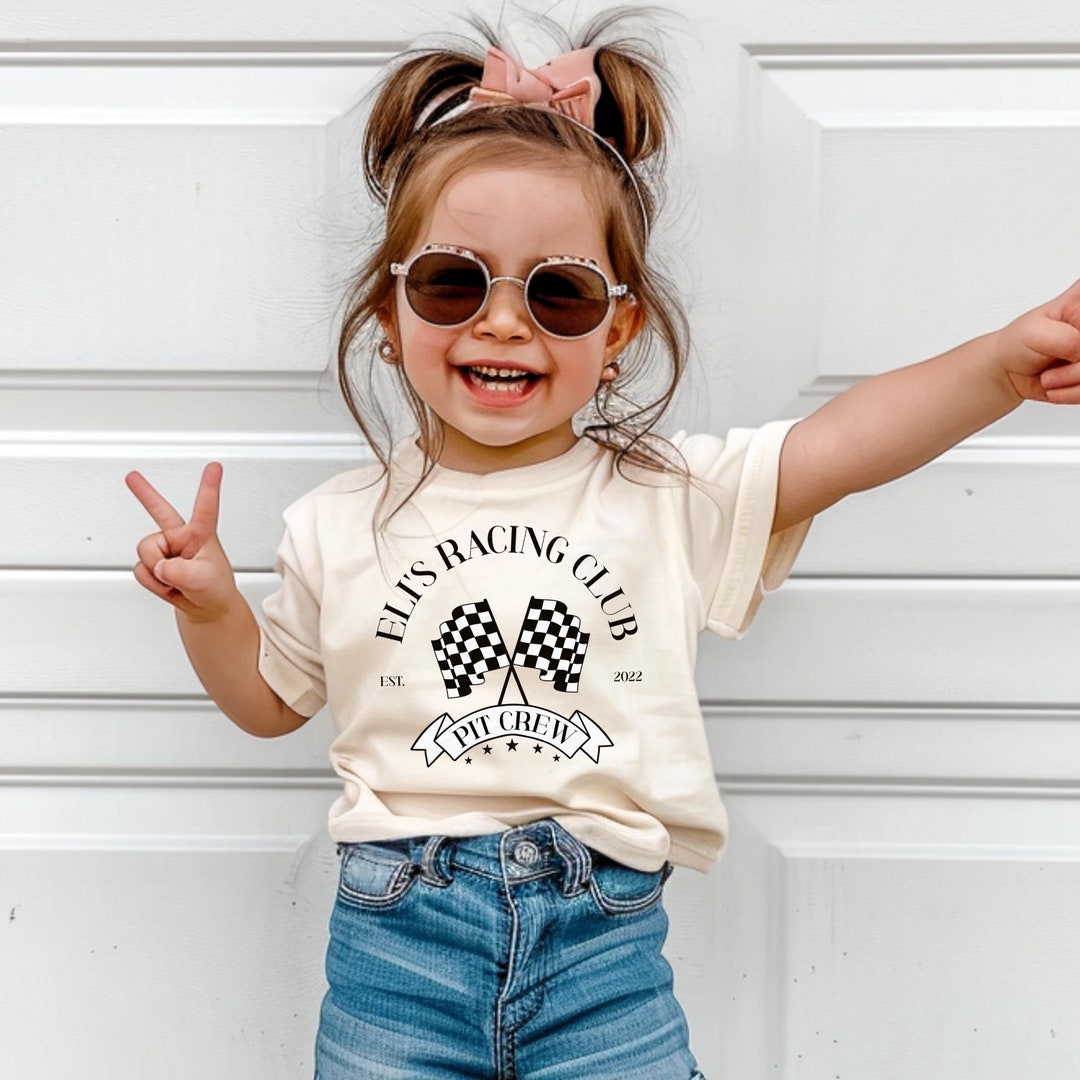 Personalized Family Race Car Birthday Shirt, Pit Crew Shirt for ...