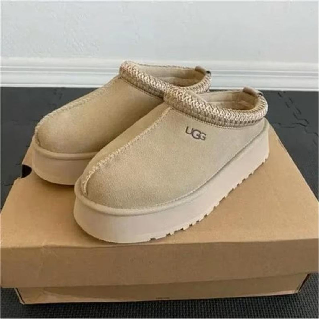 UGG TASMAN Slippers Ugg Winter Women Short Plush Warm Snow - Etsy