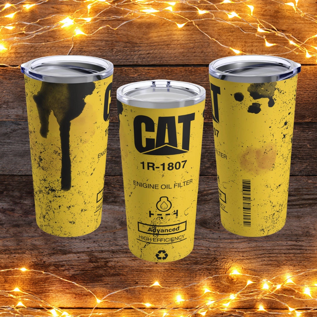 Oil Filter Tumbler 20oz CAT Oil Tumbler Men's Gifts - Etsy Canada