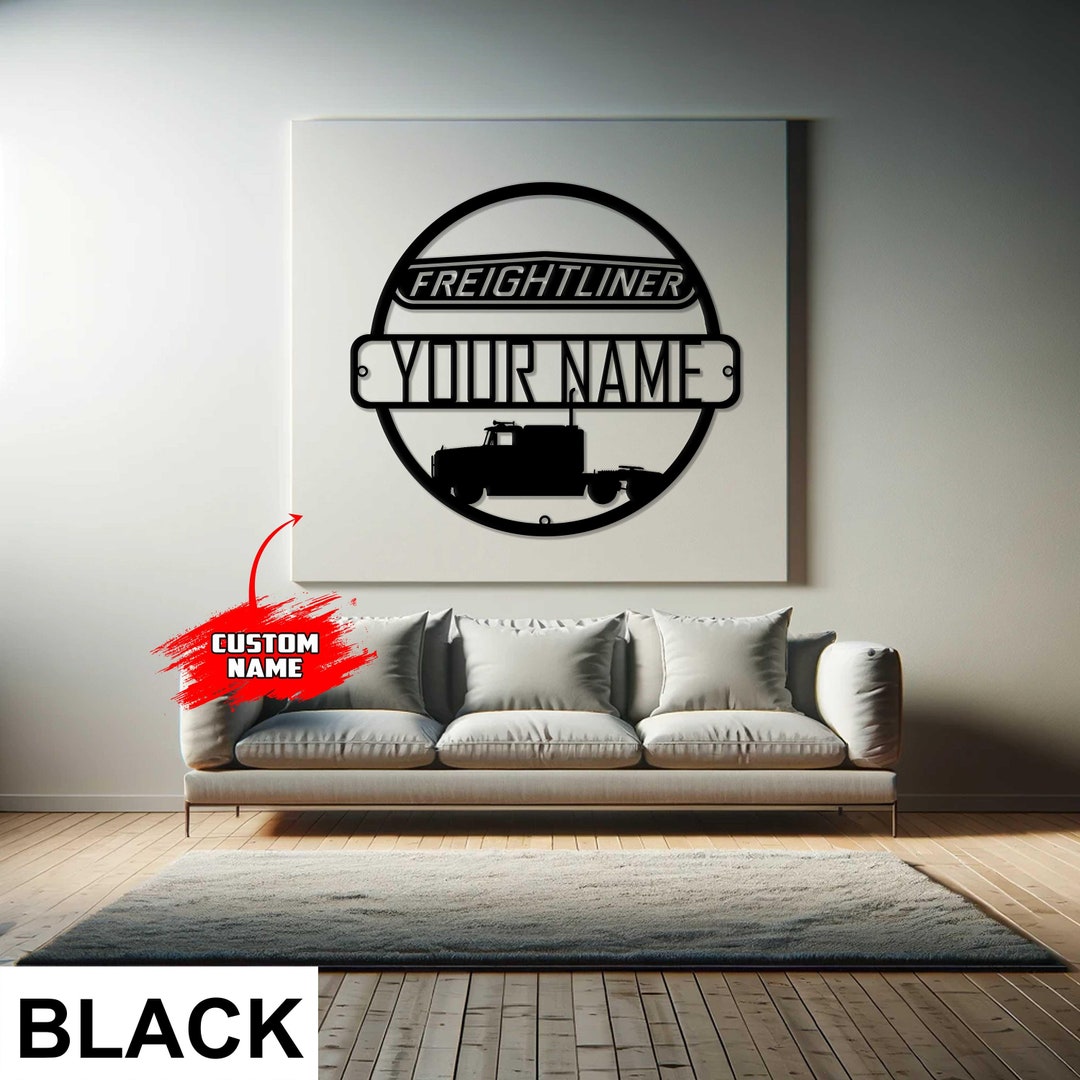 Freightliner Car Logo Personalized Metal Sign Freightliner - Etsy