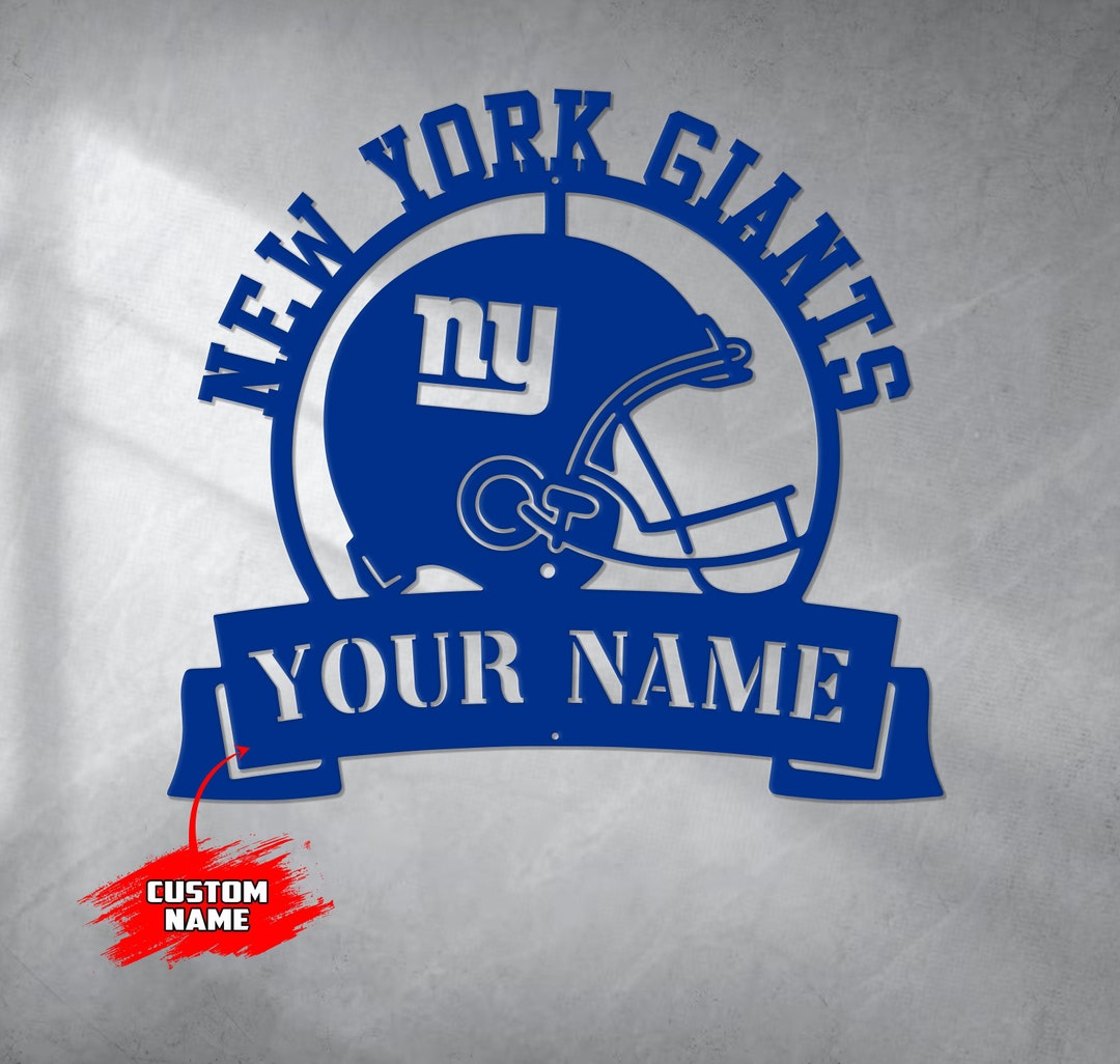Personalized New York Giants Metal Sign New York Giants Sign - Etsy