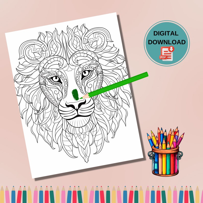 60 Mandala Animal Coloring Pages | Mandala Coloring | Forest Animal ...