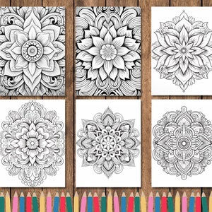100+ Mandala Coloring Book Pages, Coloring Page Book, Printable ...