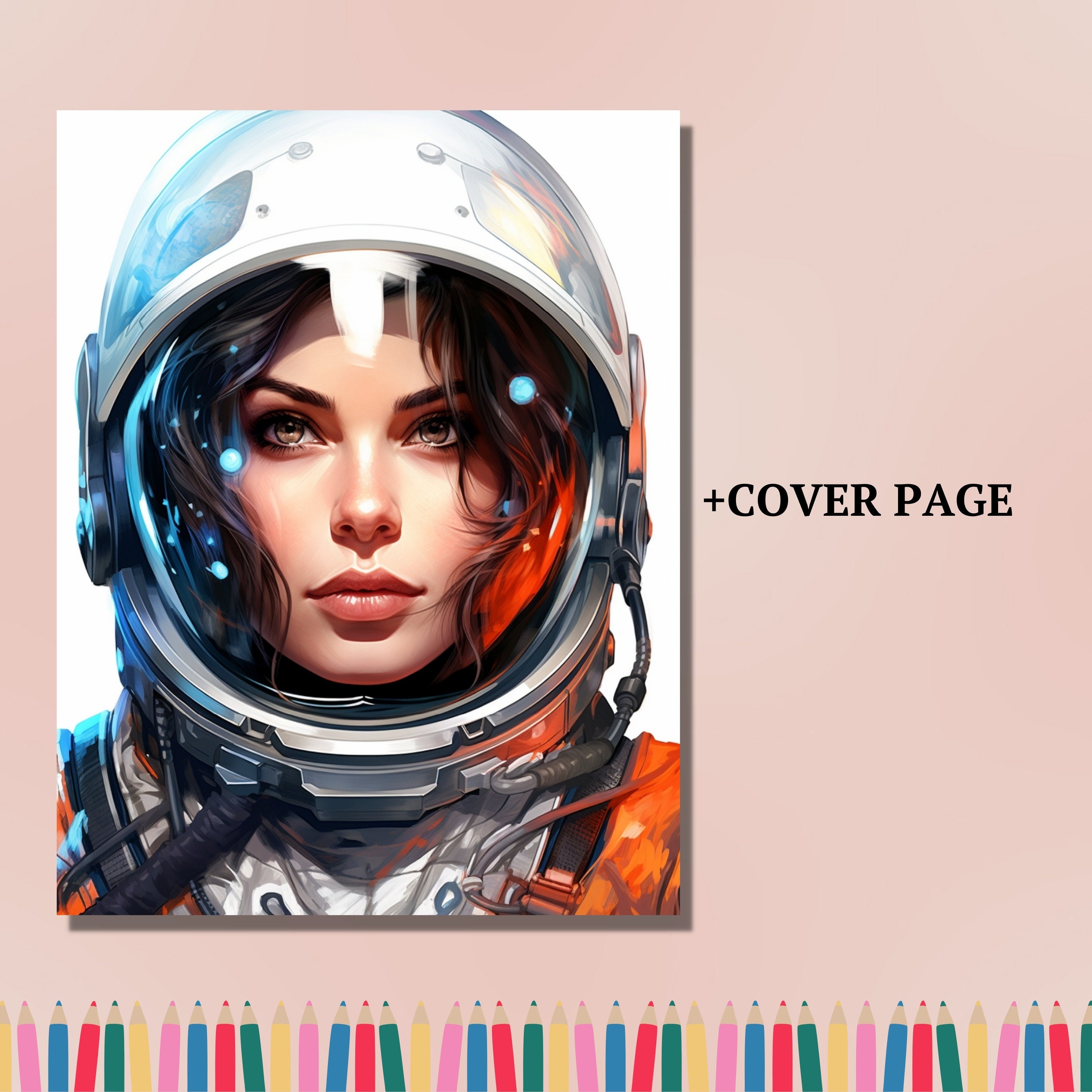 40 Anime Space Girls Coloring Book Pages Astronot Coloring Sheets Manga ...