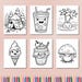 100 Summer Kawaii Coloring Book Pages, Cute Coloring Pages, Anime ...