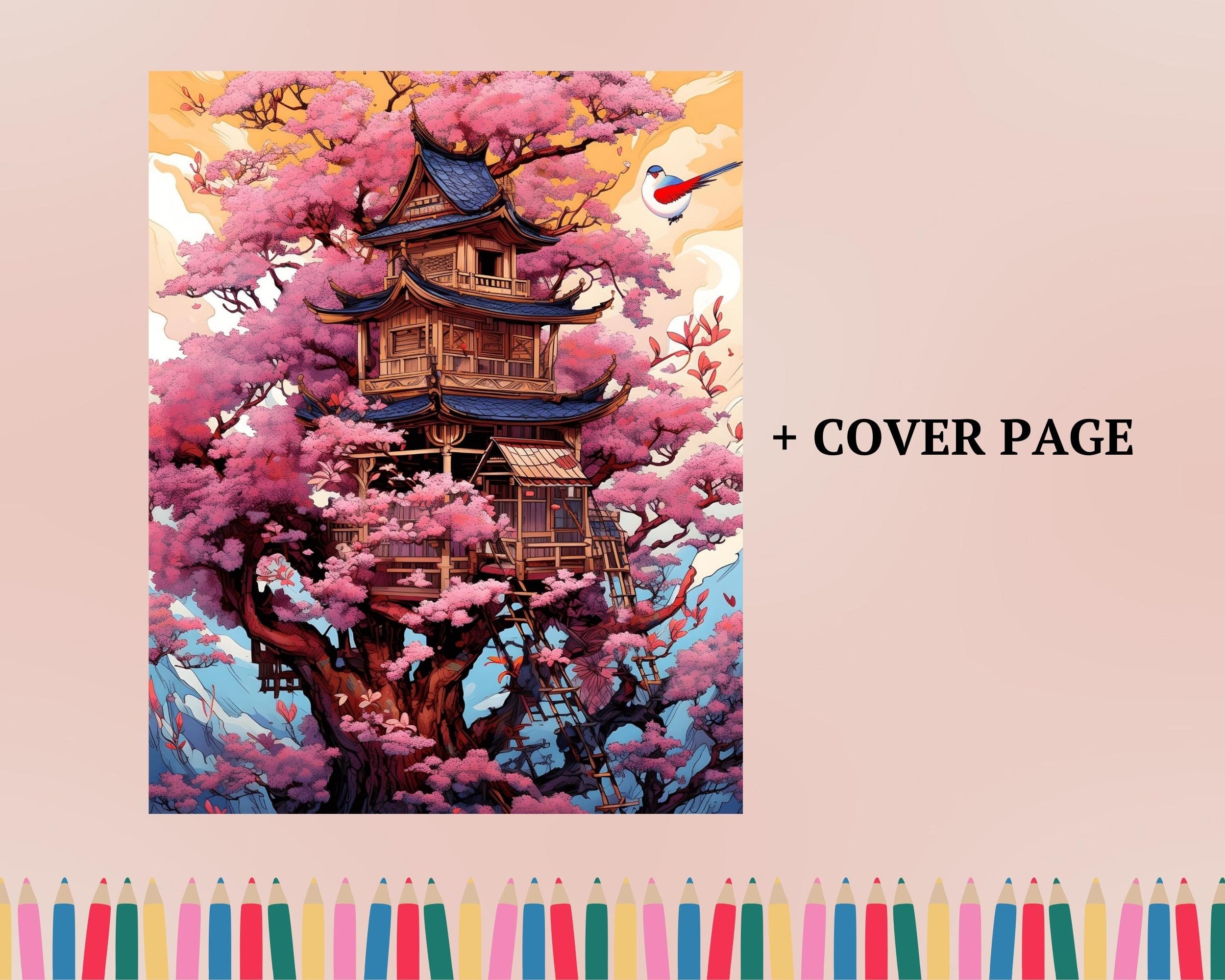 40 Bird-style Fairy Houses Coloring Book Pages - Bird Houses Cute ...