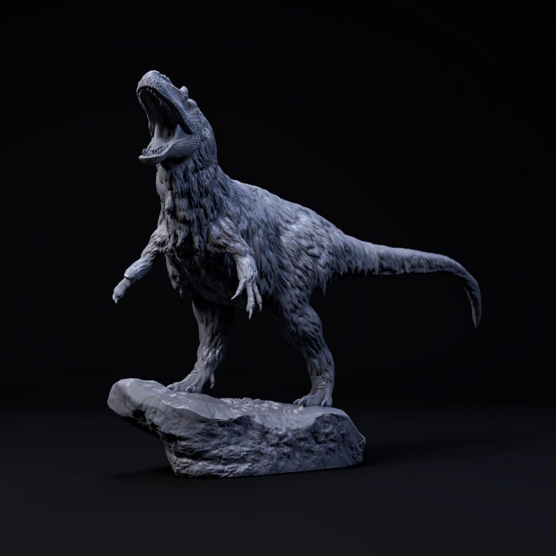 Yutyrannus Huali 3D Resin Dinosaur Model - 1:35 Scale Miniature - Etsy