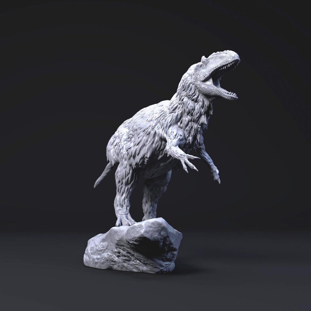 Yutyrannus Huali 3D Resin Dinosaur Model - 1:35 Scale Miniature - Etsy