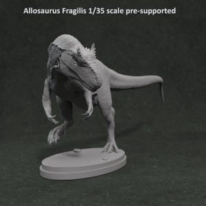 Allosaurus Running 1:35 Scale Model - Exceptional 3D Resin Printed ...