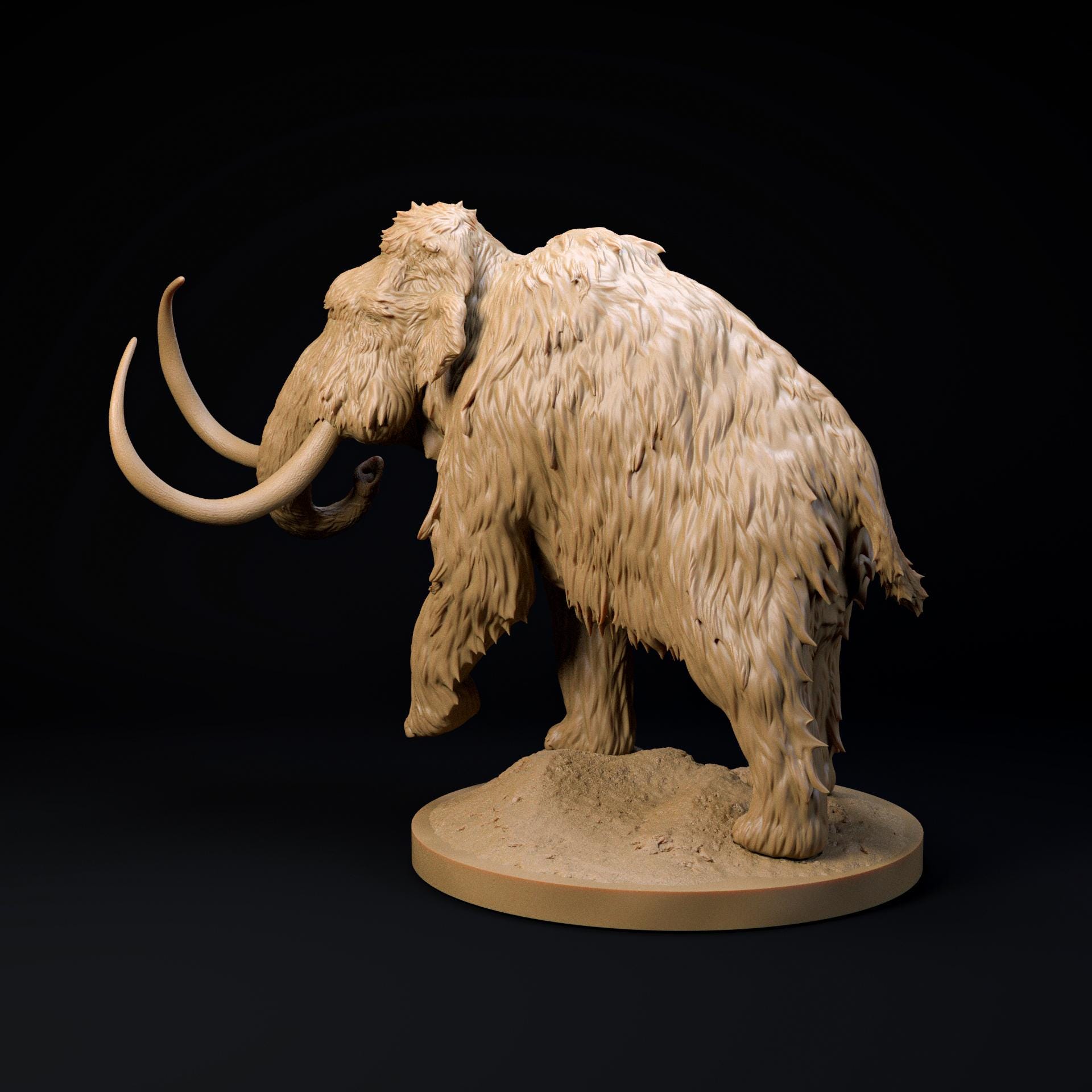 Woolly Mammoth Miniature – 3D Resin Printed Model, Tabletop Gaming - Etsy