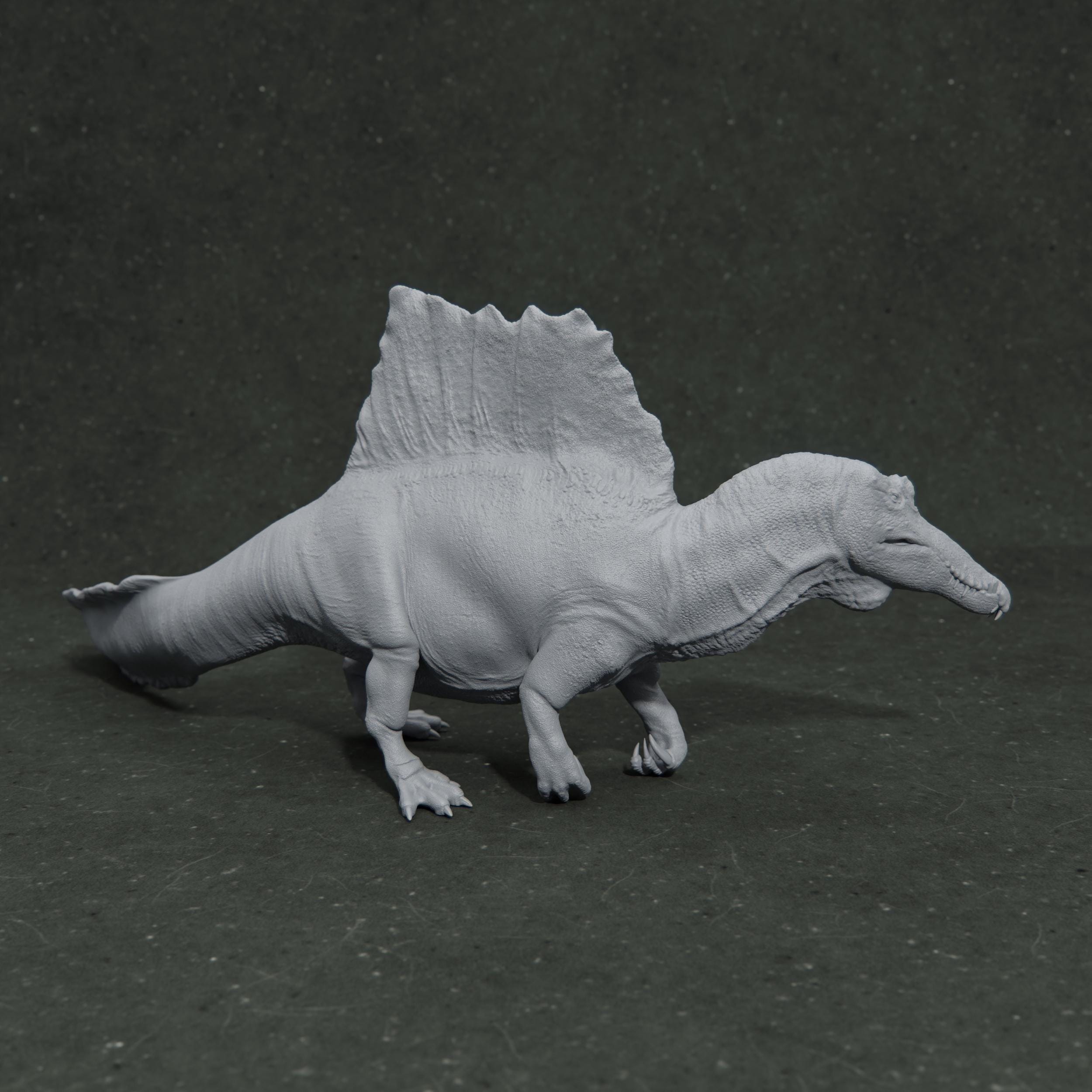 Spinosaurus Walking 1:35 Scale Model - Exceptional 3D Resin Printed ...