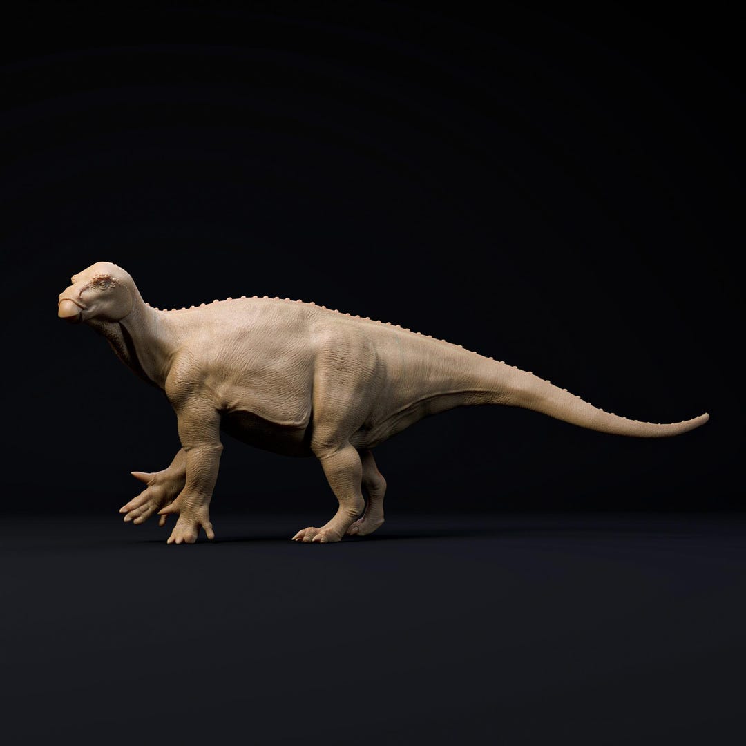 Iguanodon Walking 1:35 Scale Model - Exceptional 3D Resin Printed ...