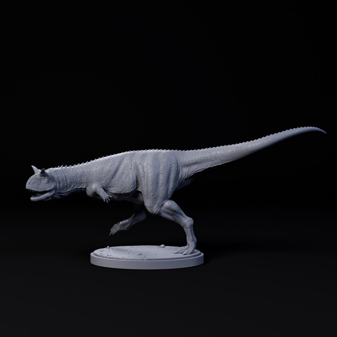 Carnotaurus Running 1:35 Scale Model - Exceptional 3D Resin Printed ...