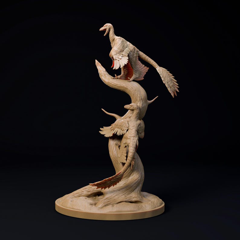 Microraptor Pair 1:6 Scale Model - Exceptional 3D Resin Printed ...