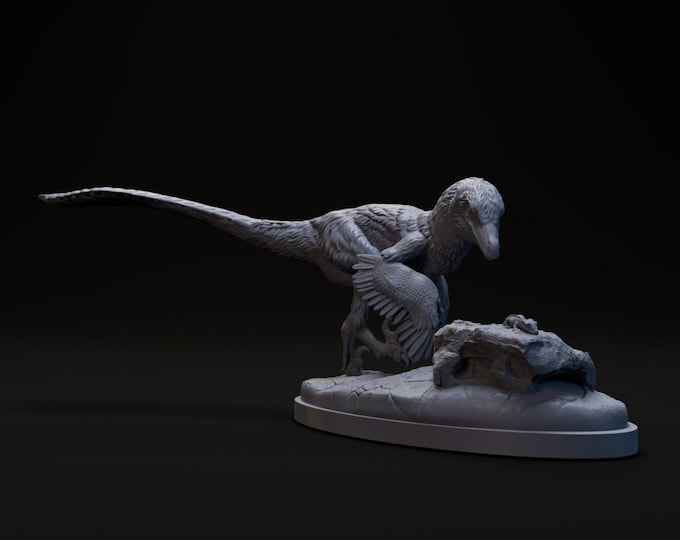 Dakotaraptor Standing 1:35 Scale Model Exceptional 3D Resin Printed ...