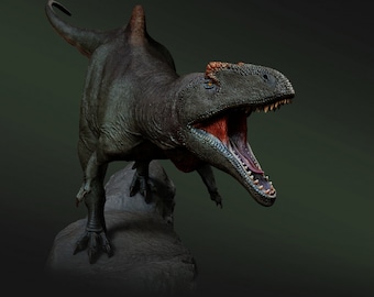 Diceratosaurus Floating 1:20 Scale Exceptional 3D Resin Printed ...